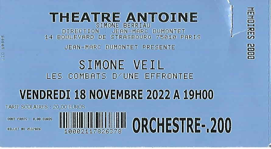 Mémoire 2000 a invité des élèves à voir la pièce « Une vie » de Simone ...